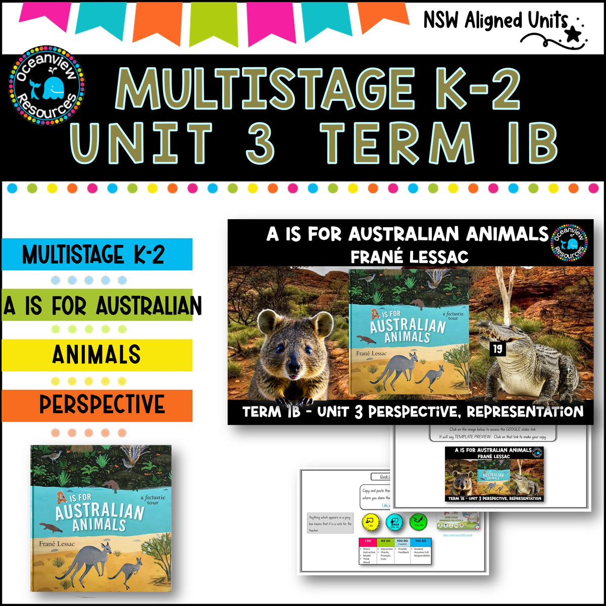A IS FOR AUSTRALIAN ANIMALS Multi-age K-2 Unit 3 comp B TERM 1B NSW DE