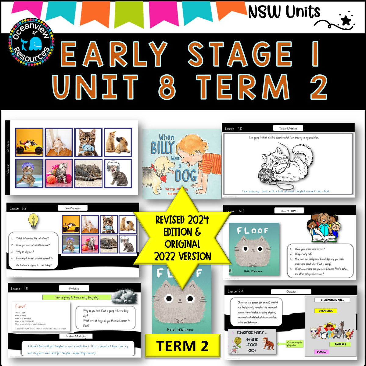 ES1 UNIT 8 (2024 update) FLOOF, WHEN BILLY WAS A DOG NSW DET unit comp