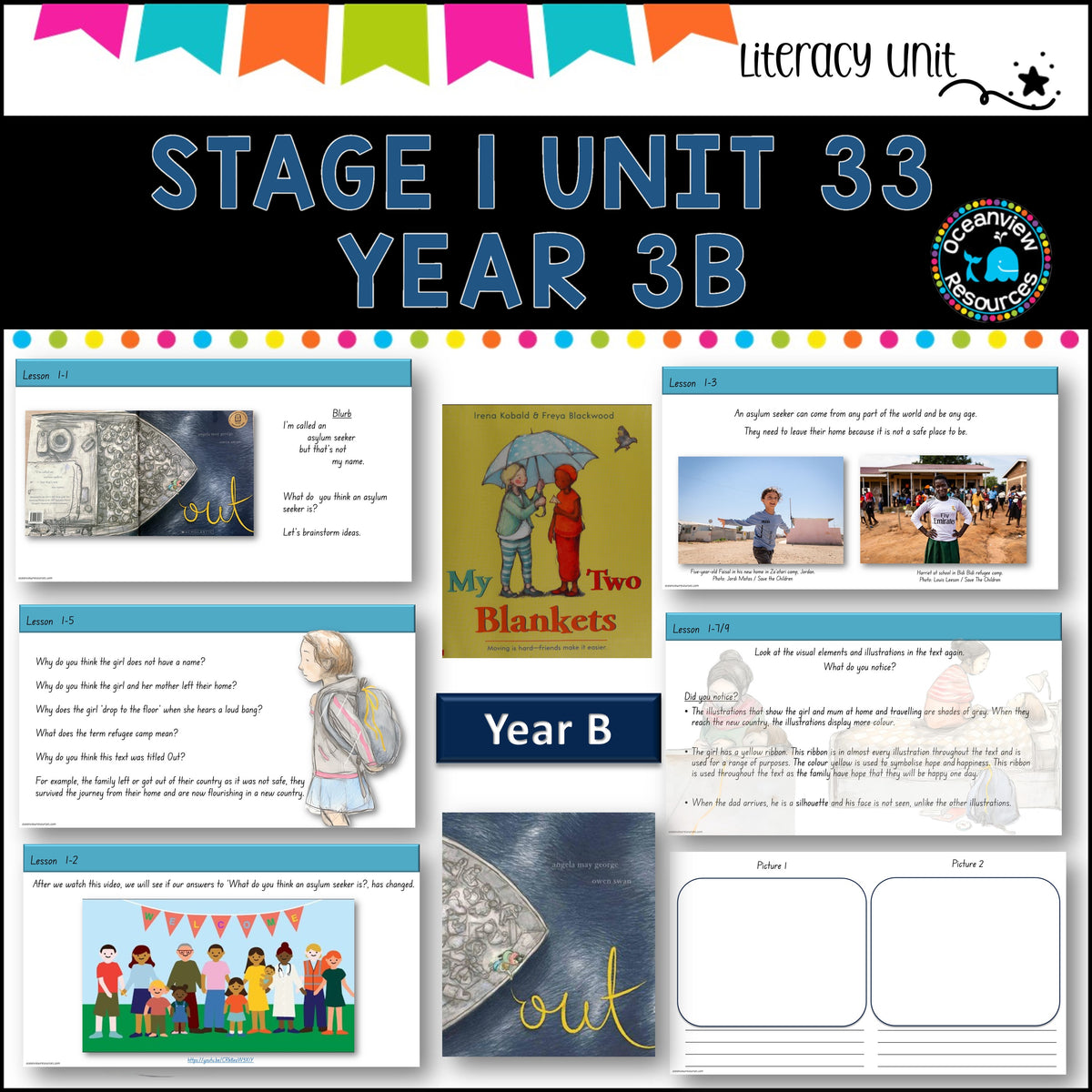 NSW DET Stage 1 English Unit 33 MY TWO BLANKETS, OUT Component B TERM