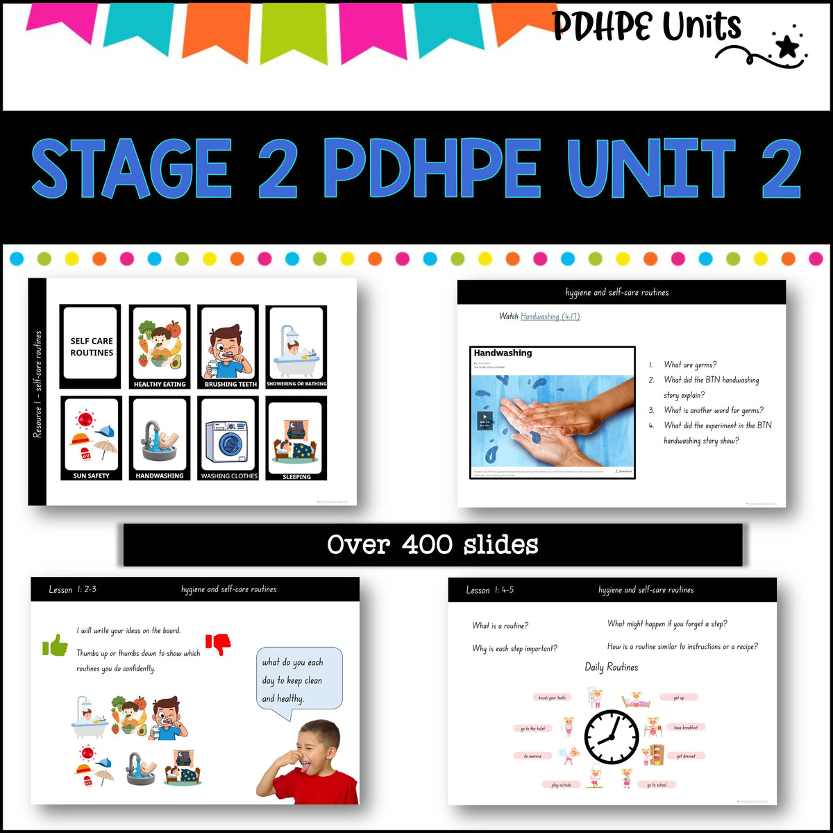 STAGE 2 UNIT 2 NSW PDHPE movement, relationships, safety, identity, we