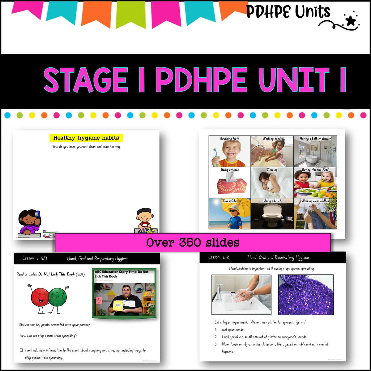 STAGE 1 UNIT 1 NSW PDHPE - Movement, Health, Relationships, Safety, we
