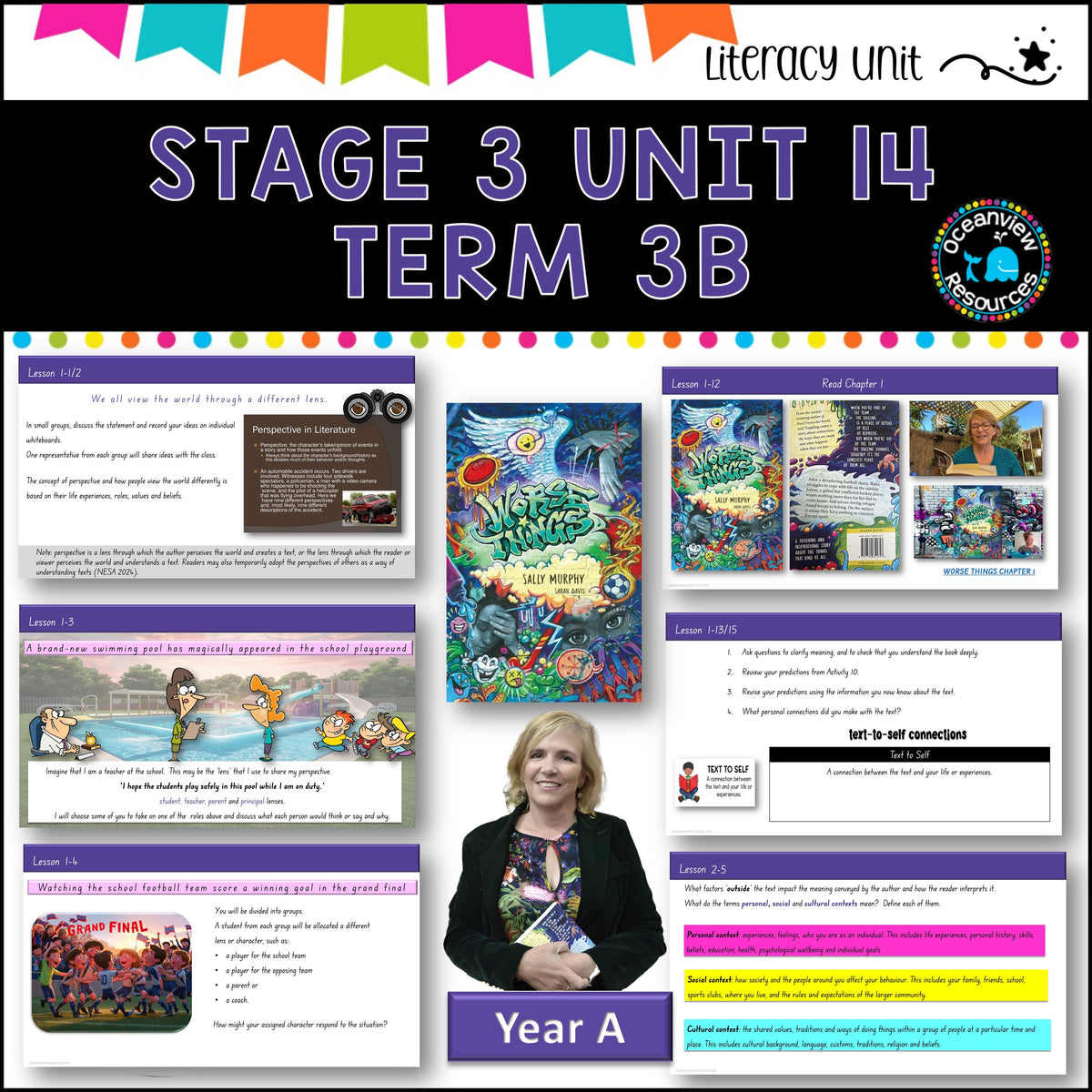 WORSE THINGS -NSW DET Stage 3 Unit 14 Term 3B Year B Component B NSW D