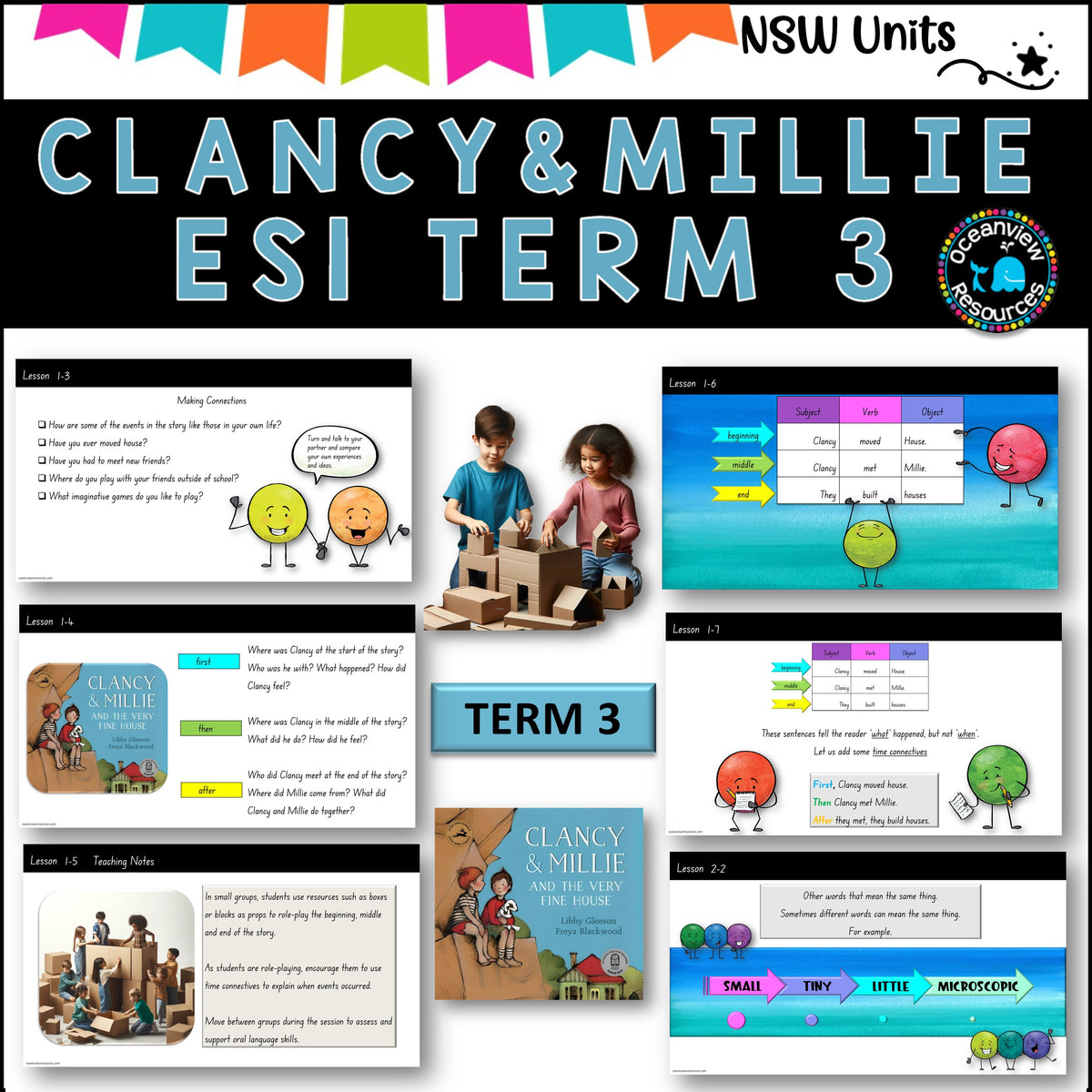 UPDATED 2025 -CLANCY & MILLIE Unit 12, ES1 Term 3, NSW DET mentor text