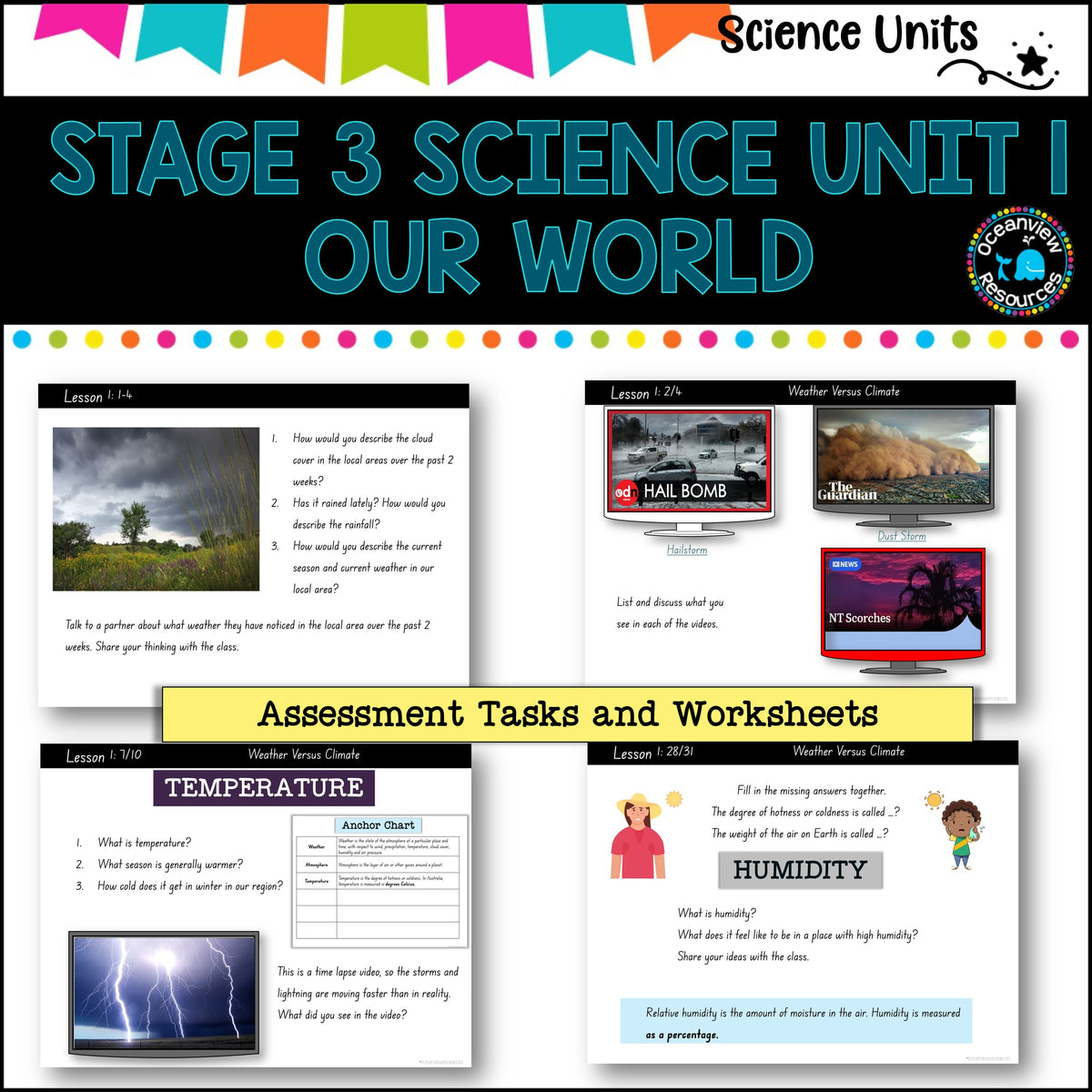 STAGE 3 UNIT 1 NSW Science Teaching Unit- Natural Events and Human Act