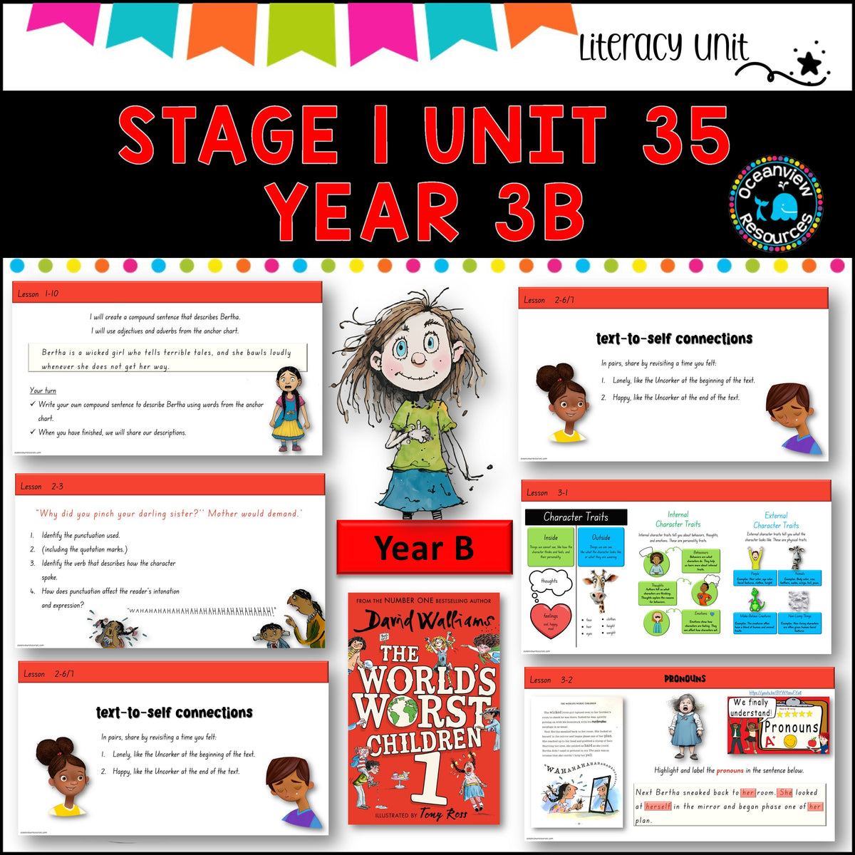 NSW DET Stage 1 English Unit 35 THE WORLD'S WORST CHILDREN Component B