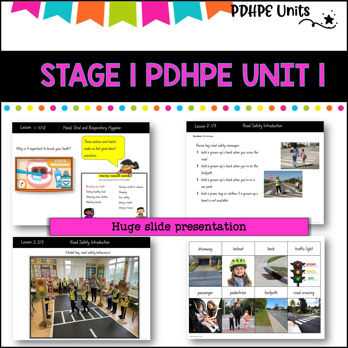 STAGE 1 UNIT 1 NSW PDHPE - Movement, Health, Relationships, Safety, we
