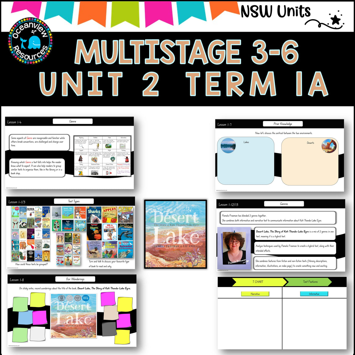 Multigrade 3-6 NSW DET Unit 2 DESERT LAKE By Pamela Freeman Component