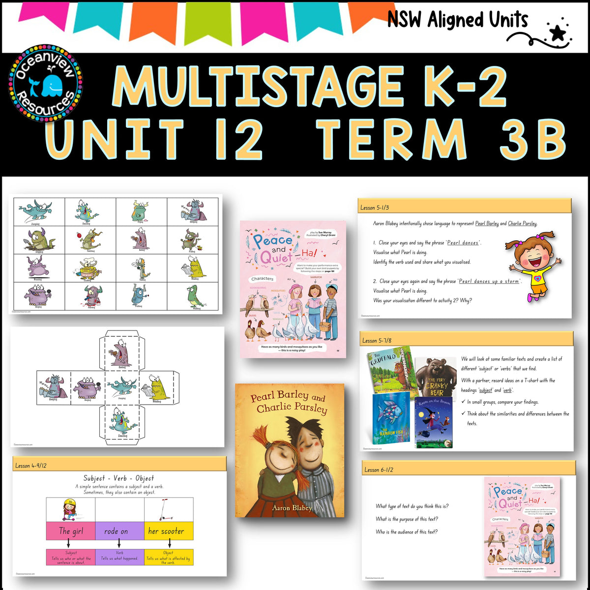 PEARL BARLEY & CHARLIE PARSLEY NSW MultiStage K-2 Unit 12 comp B ENGLI