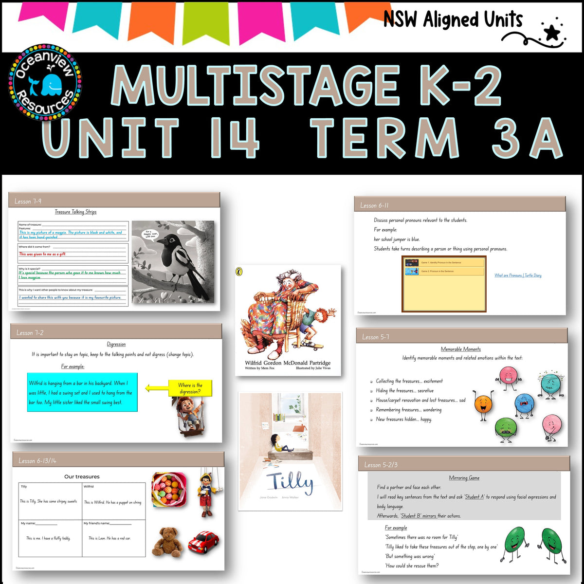 TILLY & WILFRED GORDON NSW MultiStage K-2 Unit 14 comp B ENGLISH TERM