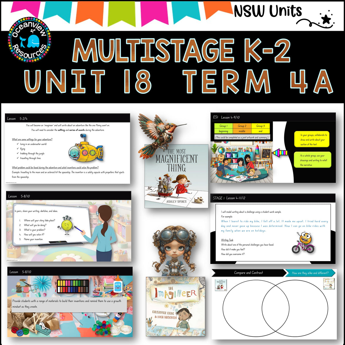 THE IMAGINEER Multi-Stage K-2 Unit 18 component B ENGLISH TERM 4A NSW