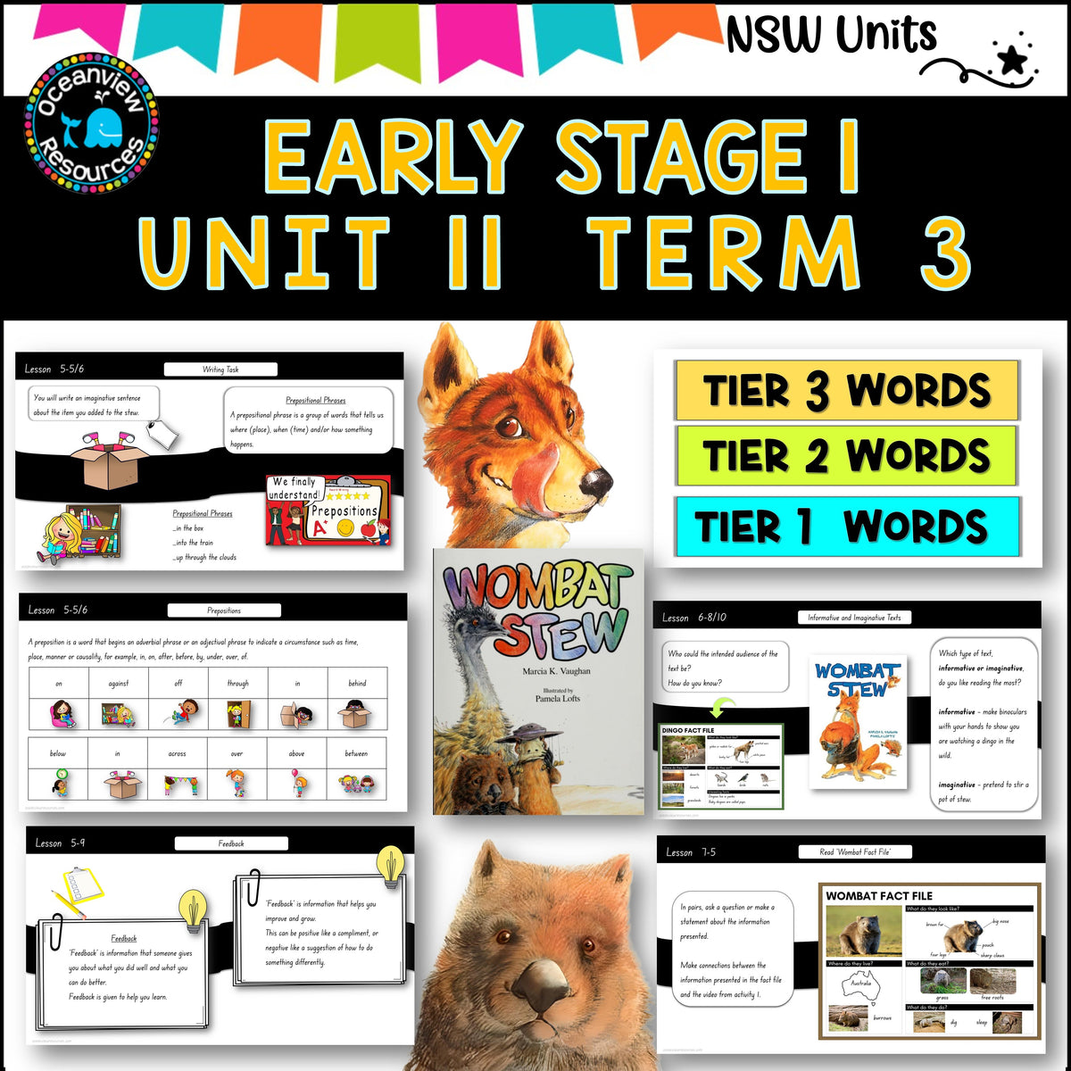ES1 UNIT 11(2025 updated) Wombat stew NSW DET unit comp B CONTEXT