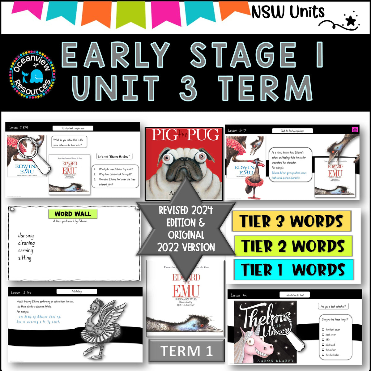 ES1 UNIT 3 (2024 update) PIG THE PUG, EDWARD THE EMU Component B NSW D