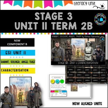 Stage 3, TERM 2B NSW DET Unit 11 – Rabbit, Soldier, Sailor, Thief comp