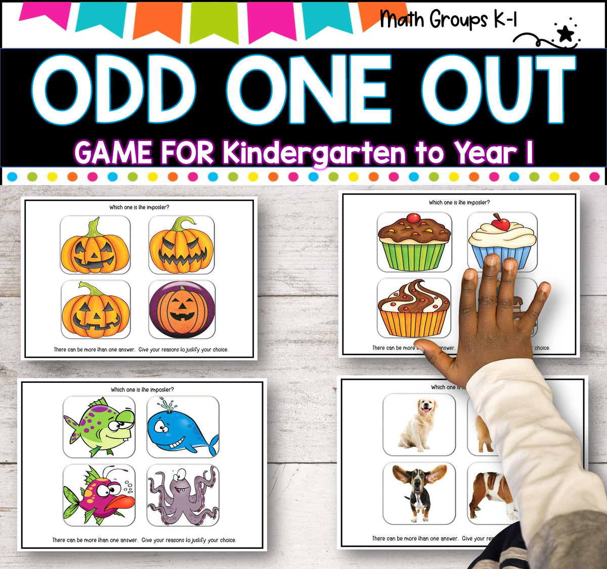 Math Odd One Out | Which One Doesn't Belong | Numeracy Routine | Pictu