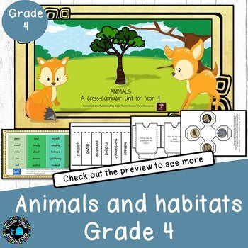 Ocean -sea and Animal units for Grade 4 (bundle)
