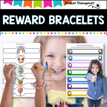 REWARD BRACELETS *Positive Reinforcement -editable