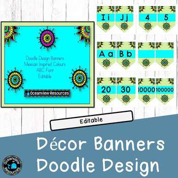 Bunting for classroom bulletin boards - Colorful