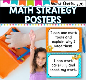 Math Strategy Posters l Positive Mindset l What I can do if I get stuc