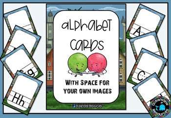 City Themed Alphabet Posters with no picture clues.