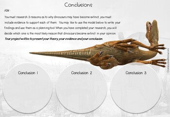 Dinosaur -Project Based Learning PBL