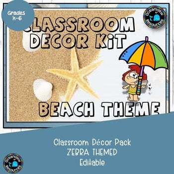 2D, 3D and Alphabet Posters - Beach and Washed Timber Design