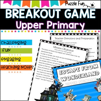 Breakout l Escape game : Math Facts /doubles, halves, decimals, logica