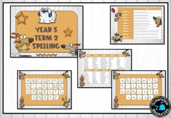 Year 5 Term 2 Spelling- Suitable for Distance Learning