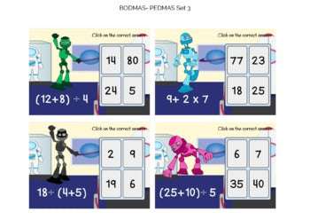 BOOM CARDS-Order of Operations Set 3