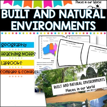 Built and Natural Environments- Activity packet ideal for Distance Lea
