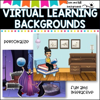 20 backgrounds for Virtual classroom both standard and widescreen vers