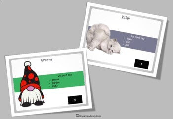 Don't say the word -GAME for Expressive language, word choice and voca