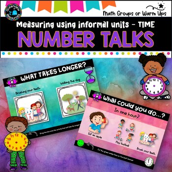 Number Talks - Measuring TIME digital and analog time - Math explorati