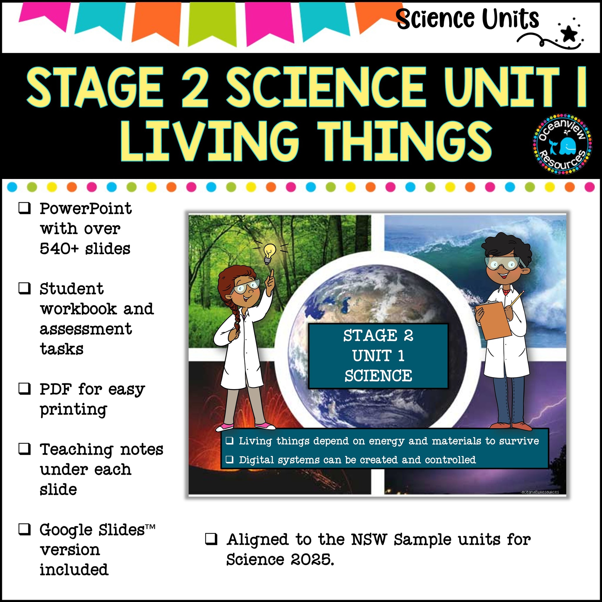 STAGE 2 UNIT 1 NSW Science Teaching Unit- Living Things Years 3 and 4