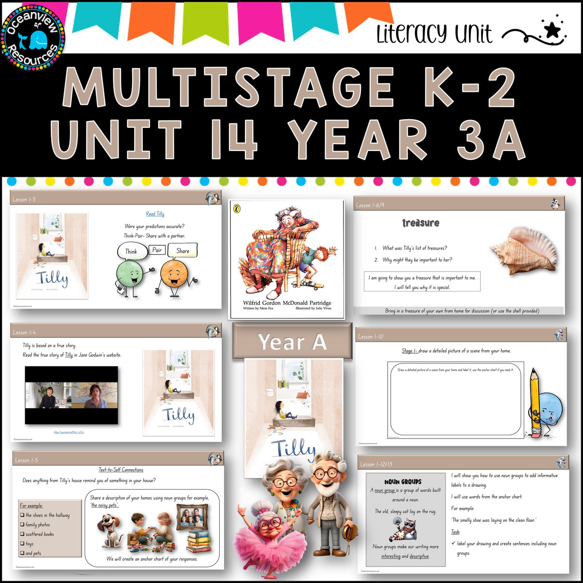 TILLY & WILFRED GORDON NSW MultiStage K-2 Unit 14 comp B ENGLISH TERM