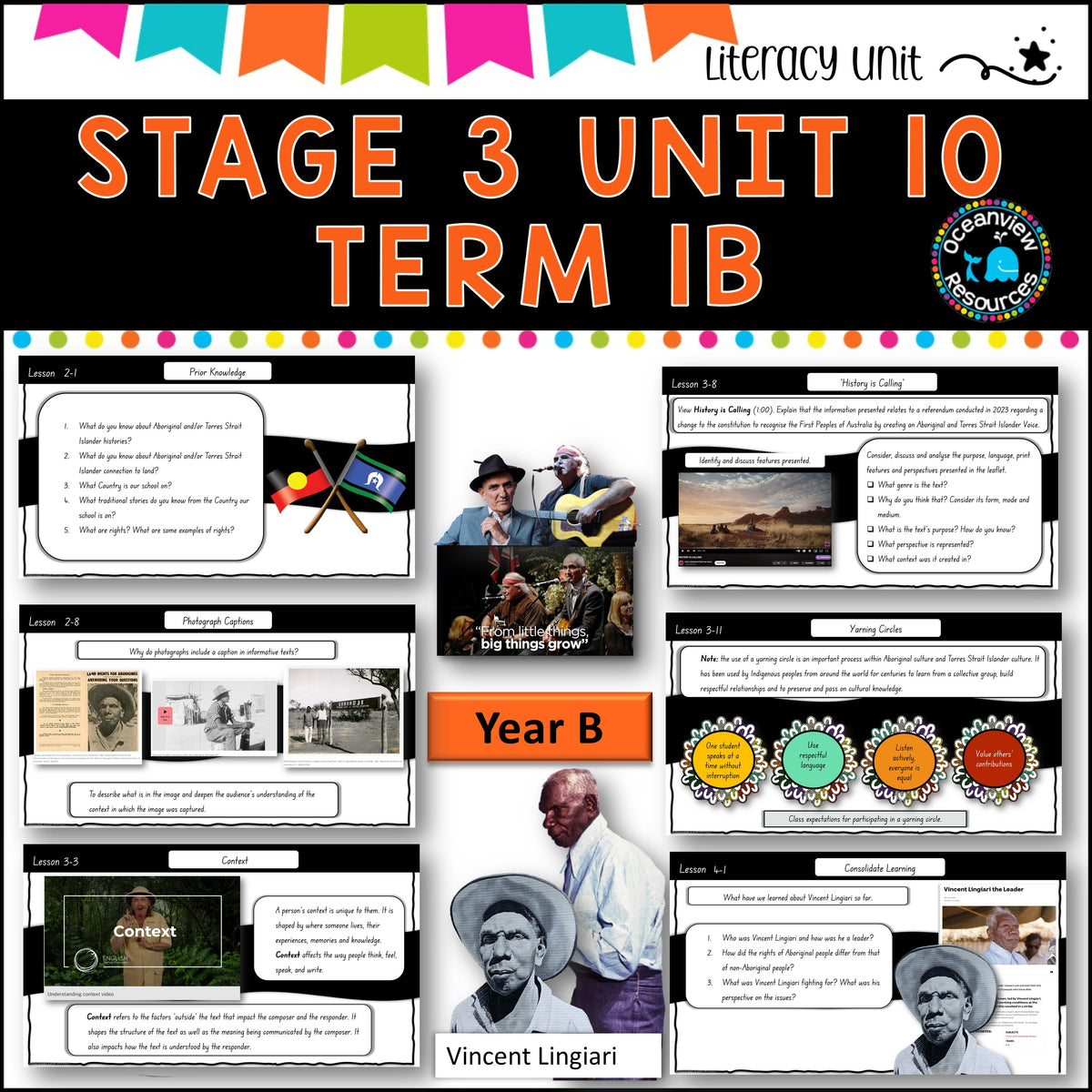 VINCENT LINGIARI -NSW DET Stage 3 Unit 10 Term 1B Year B Component B G