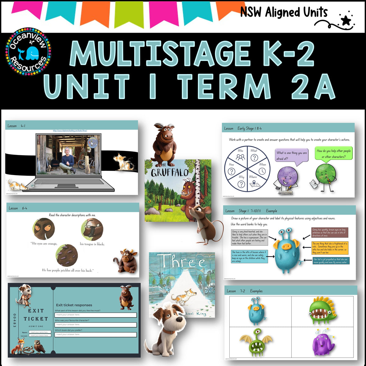 "THREE, THE GRUFFALO" NSW Multigrade K-2 Unit 9 Component B ENGLISH TE