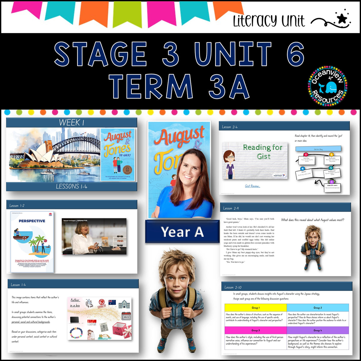 AUGUST AND JONES -NSW DET Stage 3 Unit 6 Term 3 Year A Component B NES