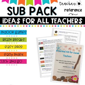 SUBSTITUTE / RELIEF TEACHER RESOURCE- MEGA BUNDLE {substitute, new tea