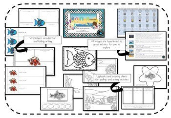 Ocean and Animals Unit for Kindergarten (bundle)