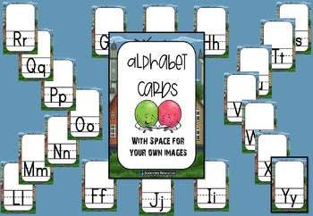 City Themed Alphabet Posters with no picture clues.