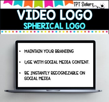 VIDEO LOGO - VERTICAL 9 x 16 for Social Media and Pinterest ISpherical