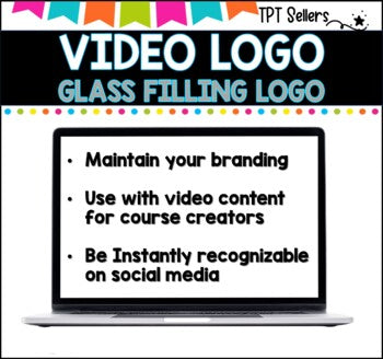 VIDEO LOGO I VIDEO Previews and Social Media I GLASS FILLING INTRO LOG